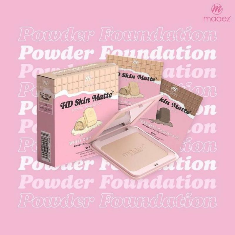 Maaez powder foundation HD Skin Matte (Original) | Shopee Malaysia