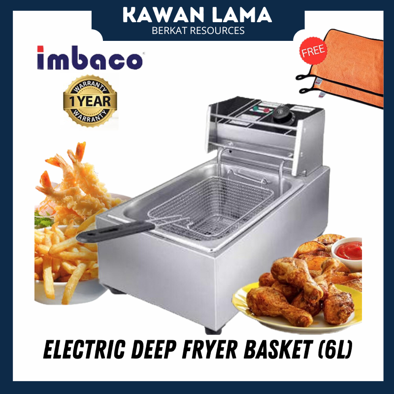 Imbaco TurboFry Commercial Stainless Steel Single Tank | Electric Deep ...