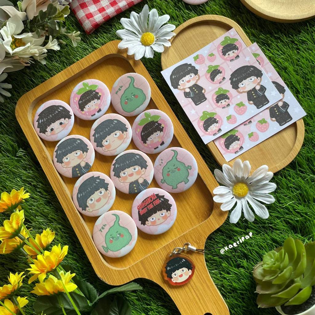 Mob Psycho 100 | Moberry & Dimple | Shigeo Kageyama | MP100 | stickers ...
