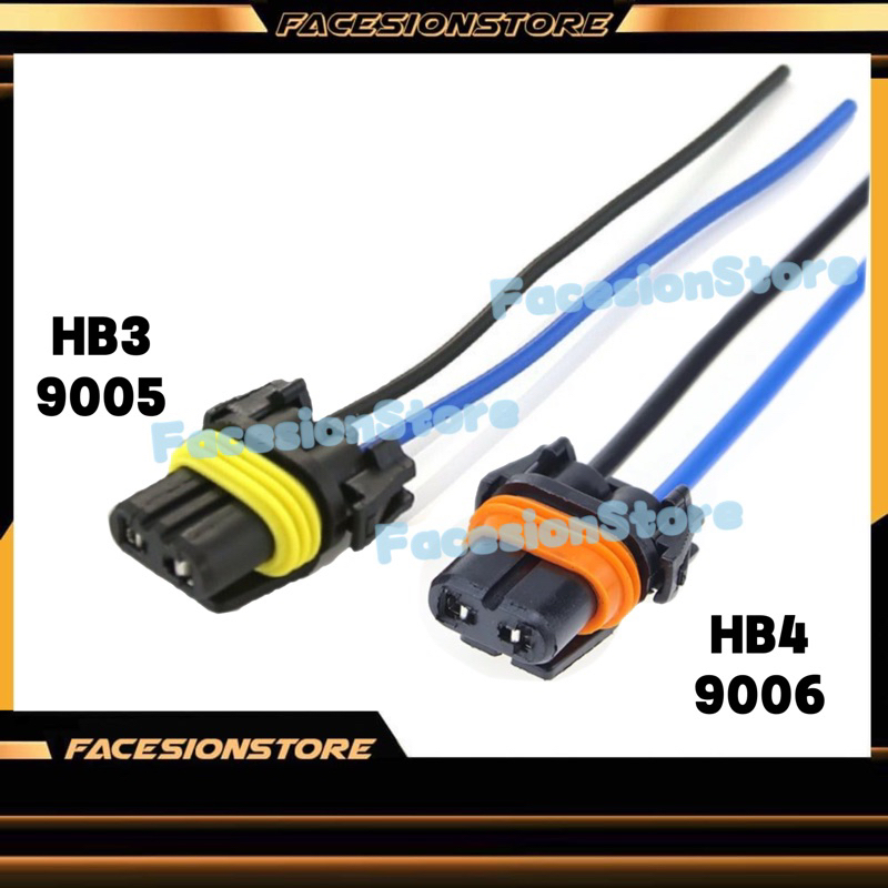 9005 9006 HB4 HB3 Bulb Socket Car Headlamp Spotlight Light Lamp Cable ...