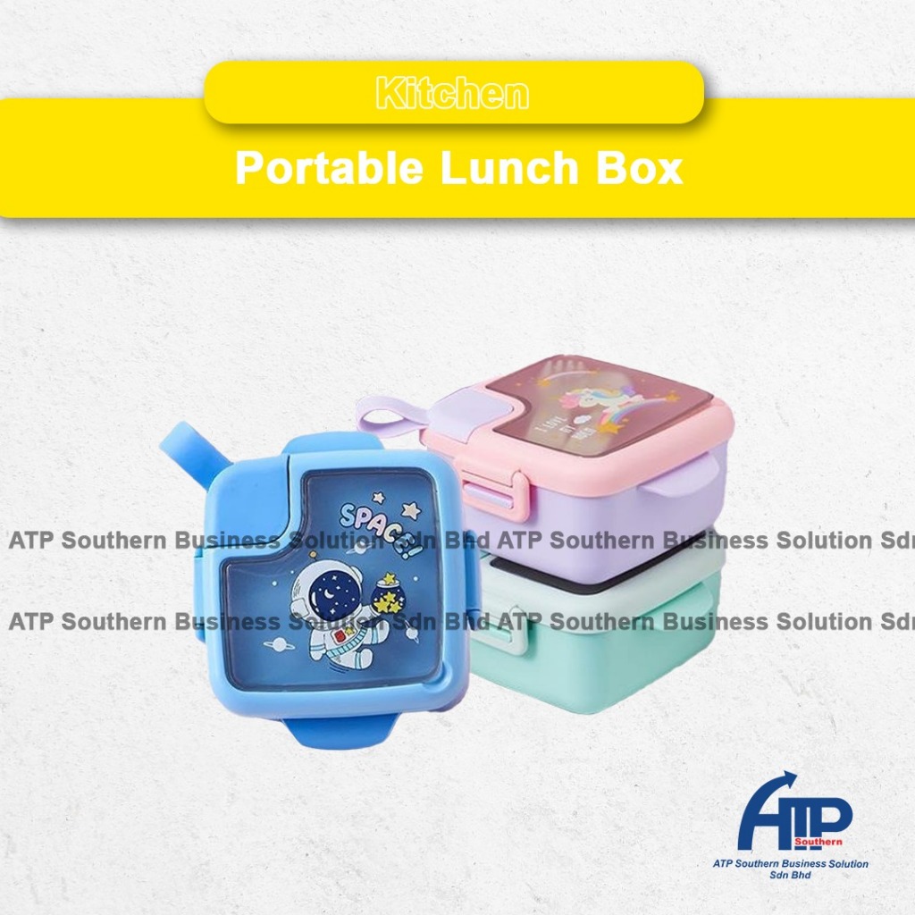 Portable Lunch Box Children's Going Out Colorful Lunch Box with Bowl ...