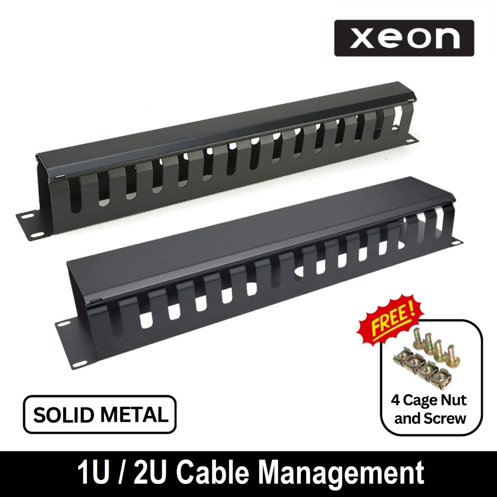 1U / 2U Cable Management for Server Rack | Shopee Malaysia