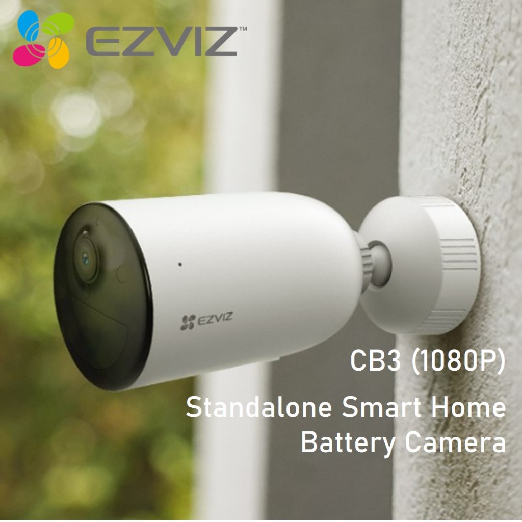 EZVIZ Outdoor Wi-Fi Standalone Smart Home Battery Camera CB3 1080P ...