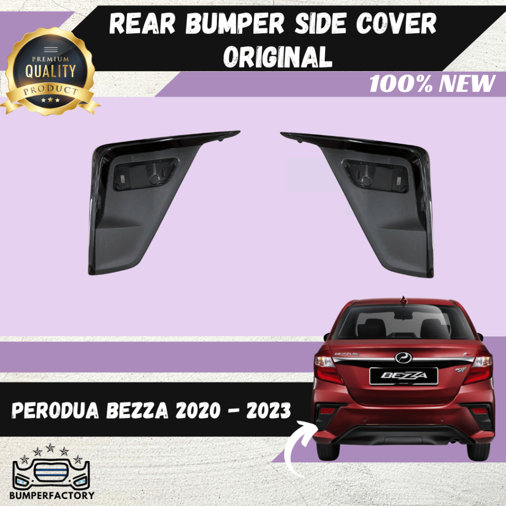 Perodua Bezza 2020 - 2023 Rear Bumper Side Cover Bumper Belakang ...