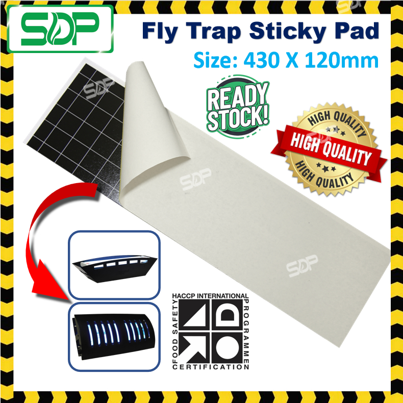 Fly Trap Premium Quality Sticky Pad RTG 43X12CMRadiance 30 Insect ...