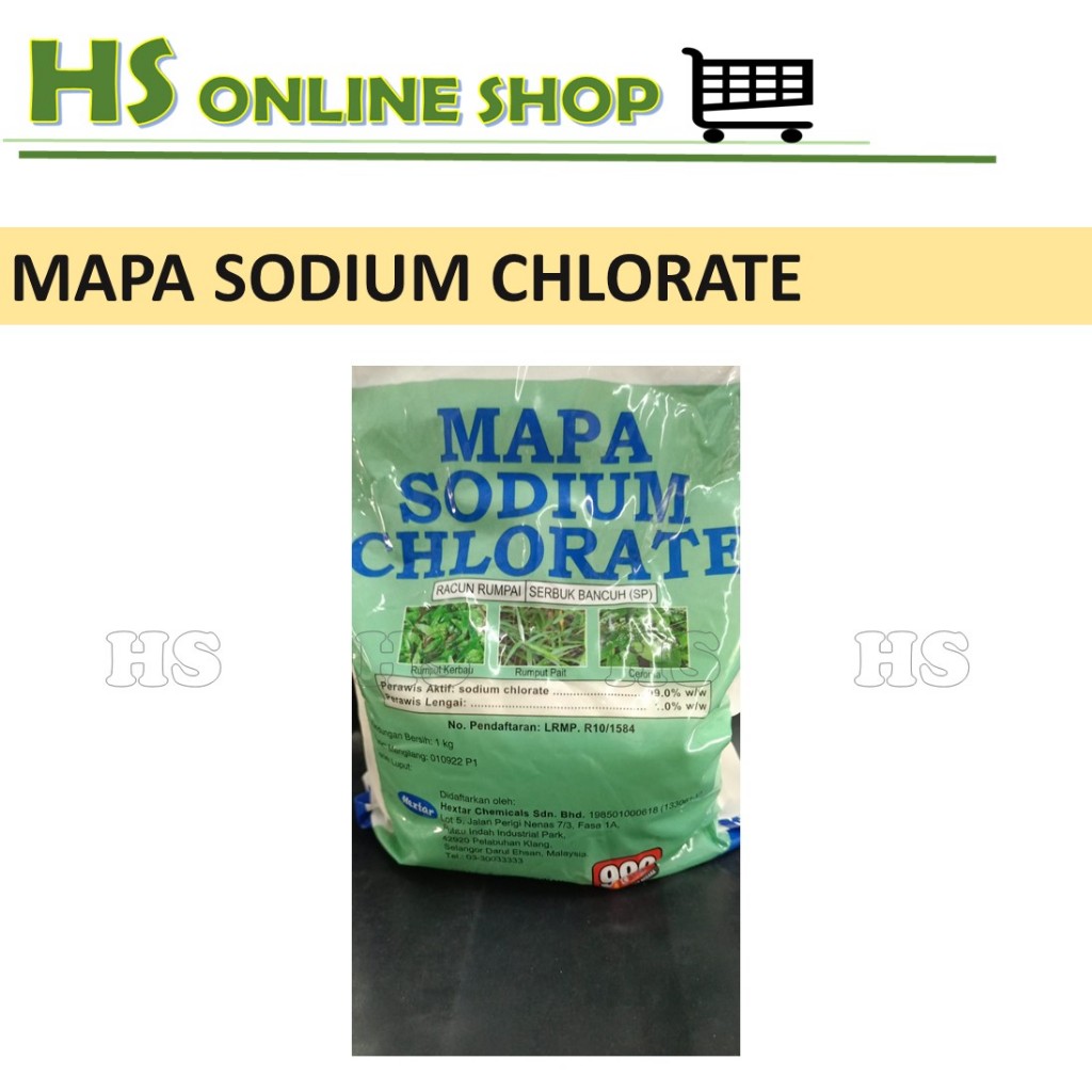 1KG Mapa Sodium Chlorate / Rumput Rampai / Buluh | Shopee Malaysia
