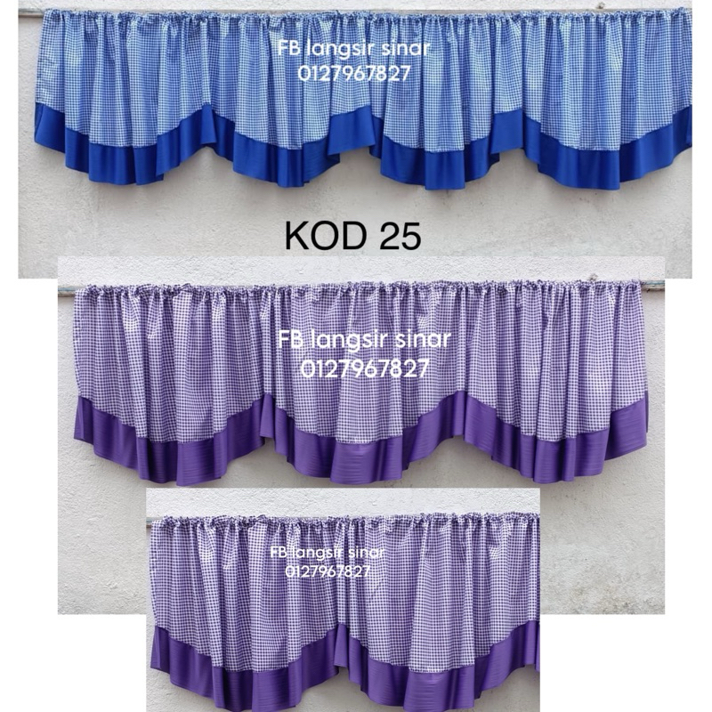 Langsir Kelas Readymade Dawai Spring Labuh 26inchi | Shopee Malaysia