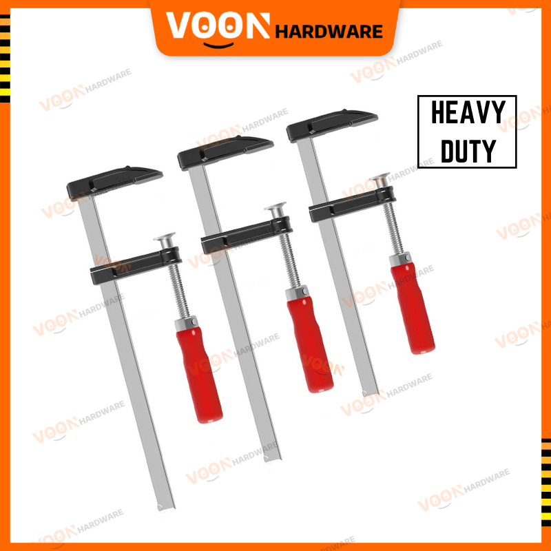 VOON Heavy Duty F Clamp 8” 10” 14” Fast Adjustable Sliding Woodworking ...