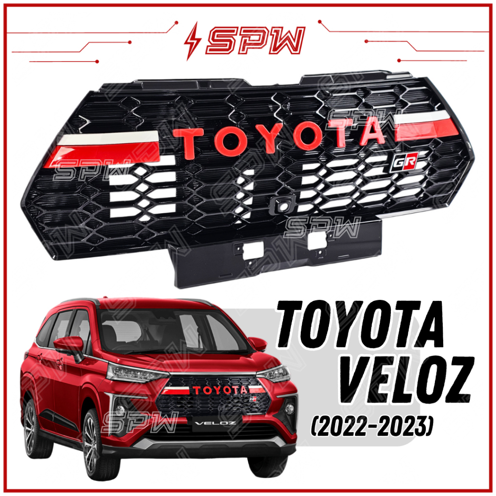 Toyota Veloz (2022-2025) GR Front Grill GR Sport Grilles Perodua Alza ...