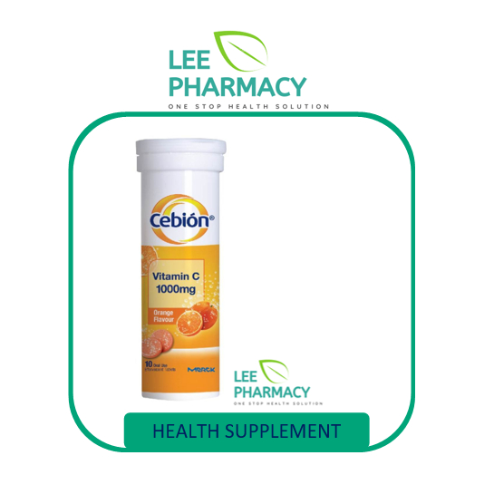 Cebion Vitamin C 1000mg Effervescent Tablet 4x10's | Shopee Malaysia