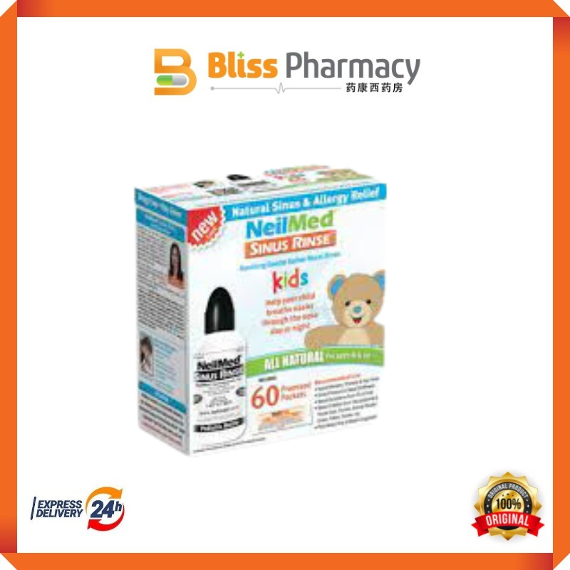 Neilmed Kids Sinus Rinse Starter Kit (1Bott + 60 Sachets) | Shopee Malaysia