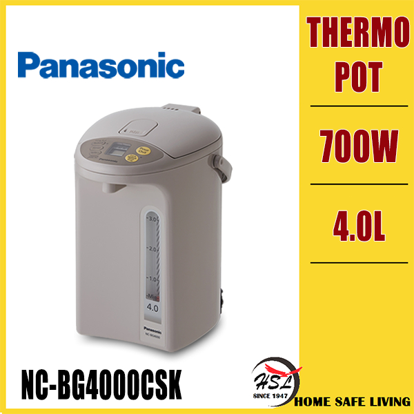 Panasonic Thermo Pot 4L NC-BG4000 (NC-BG4000CSK) | Shopee Malaysia