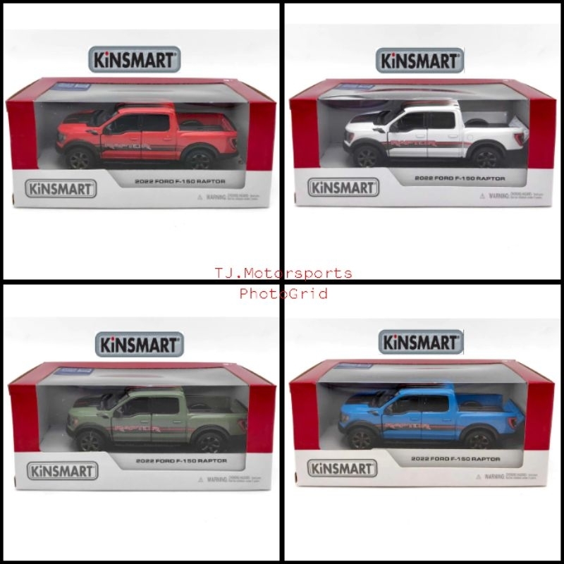 Ford F-150 Raptor 2022 Scale 1:46 Kinsmart Diecast Replika Ranger ...
