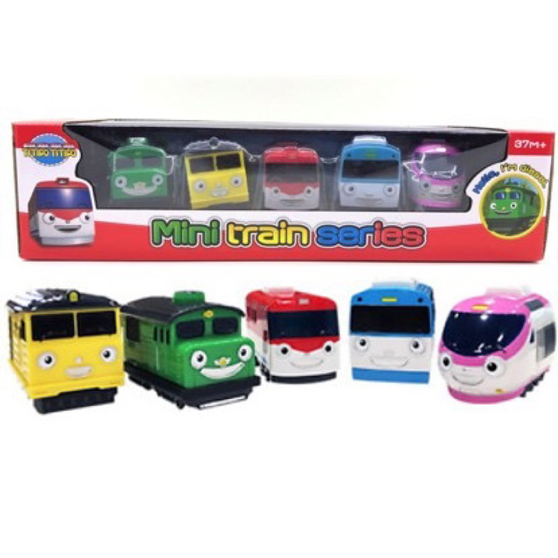Tayo Friend Mainan Kereta Train Little Bus BUS Titipo Set Pack | Shopee ...