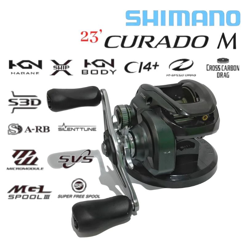 Shimano curado m fishing reel / Mesin pancing shimano curado m | Shopee ...