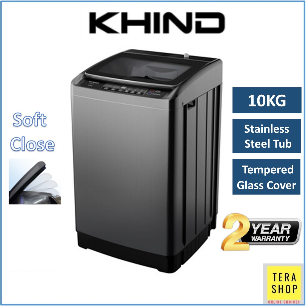Khind WM100A Elba EWT-N1087D(GR) 10KG Fully Auto Washing Machine Mesin ...