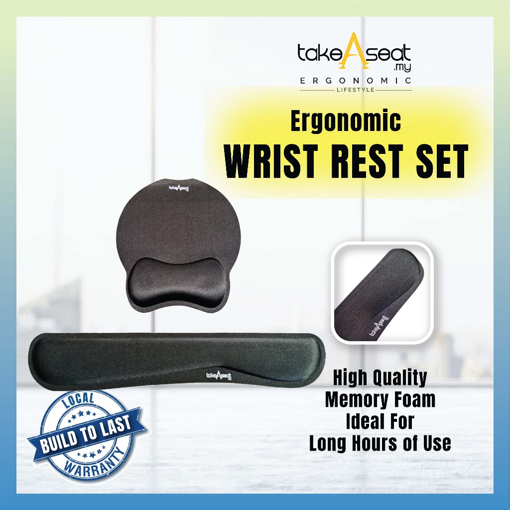 ergoActive ★ Ergonomic Wrist Rest Set ★ High Quality Memory Foam ...