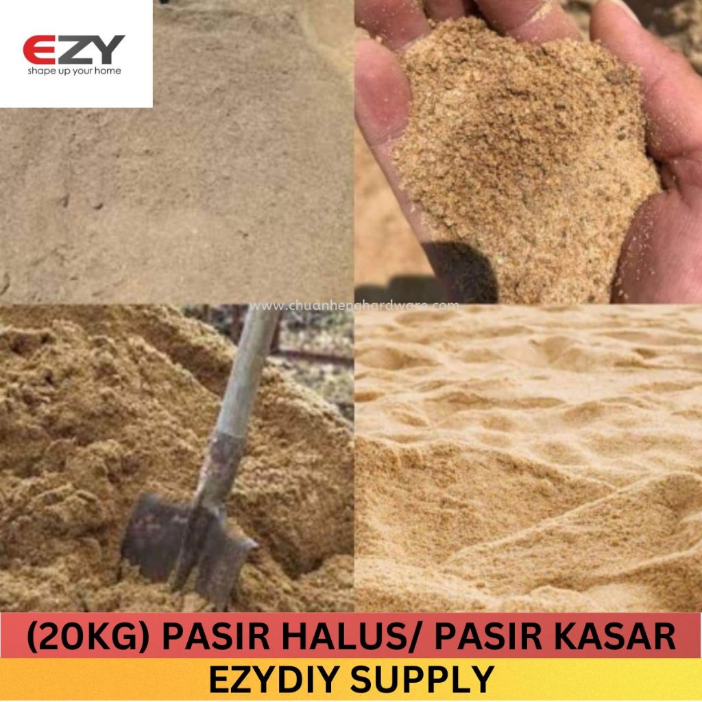 (1 BAG) (20KG) PASIR SIMEN / CEMENT SAND (HALUS/KASAR) | Shopee Malaysia