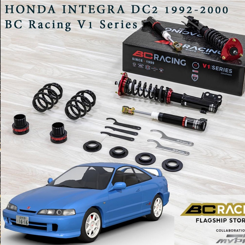 BC Racing V1 Series High Low Soft Hard Adjustable Absorber for Honda ...
