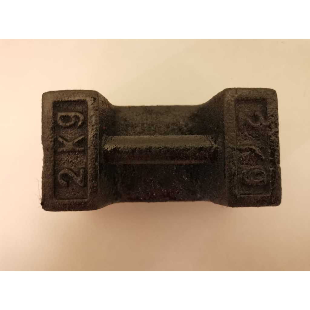 Cast Iron Test Weight 2kg For Calibration | Shopee Malaysia