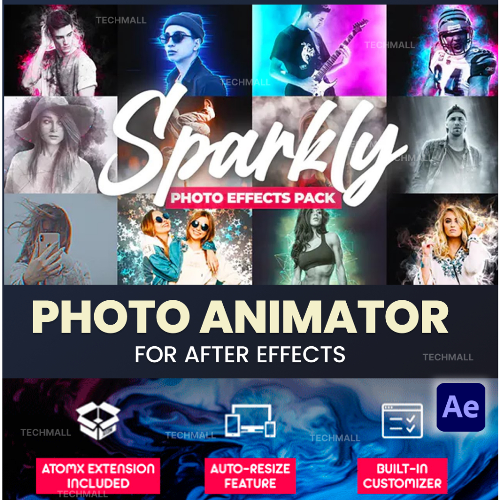 Sparkly Photo Animator for After Effects | Enhancing Visuals | AtomX ...