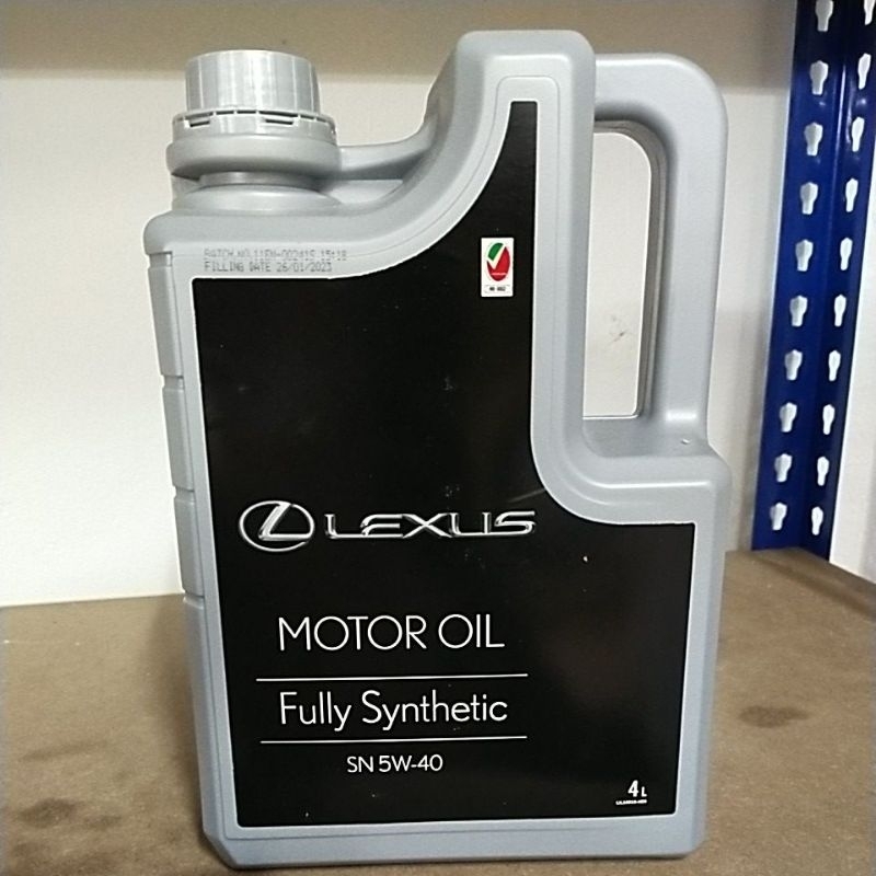 LEXUS 5W-40 FULLY SYNTHETIC ENGINE OIL 4LITRE | Shopee Malaysia