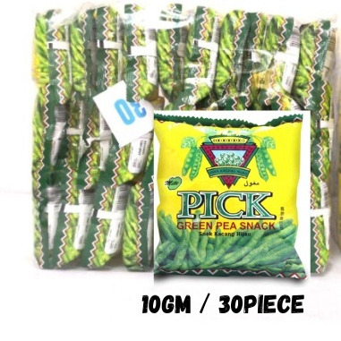 PICK GREEN PEA SNACK 30PACK(HALAL) | Shopee Malaysia