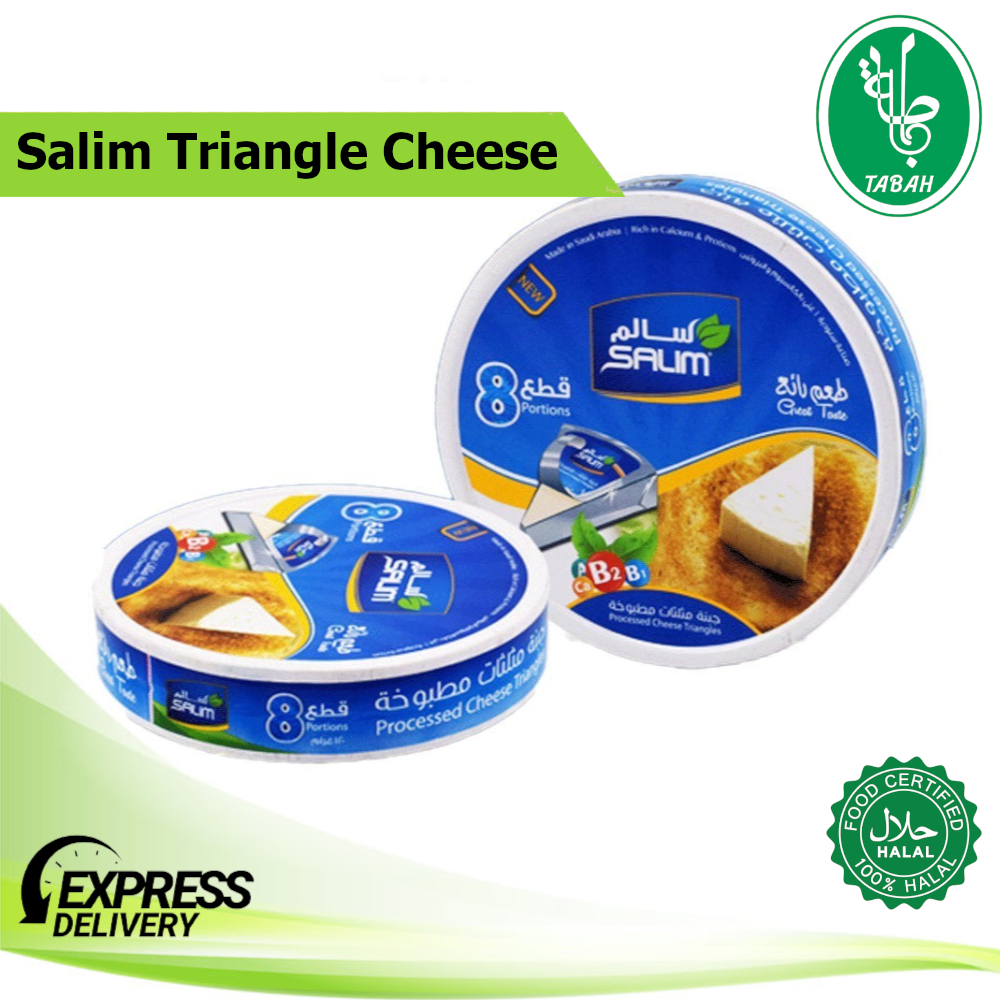 SALIM TRIANGLE CHEESE/SAUDI MADE/KEJU SEGI TIGA/HALAL/IMPORTED FROM ...