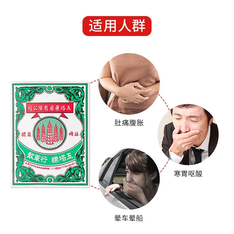 Ya-Hom Powder/Five Pagodas Brand 25g 五塔标行军散 五塔行军散 25克 | Shopee Malaysia