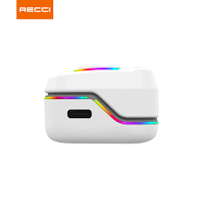 Recci REP-W37 TWS EarbudsANC ENC function wireless gaming earbuds earphones headsets with RGB ...
