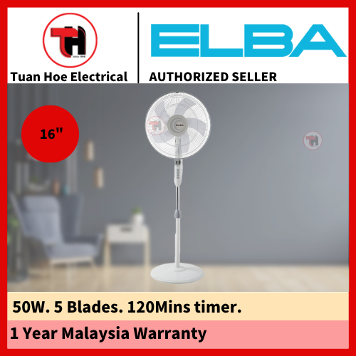 ELBA 16" Stand Fan ESF-E1639TM(GR) | Shopee Malaysia