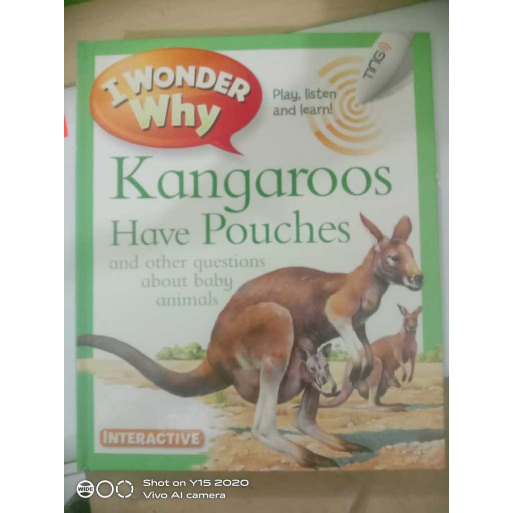 PRELOVED Buku Bacaan Grolier I Wonder Why Books - Kangaroos Have Pouches | Shopee Malaysia
