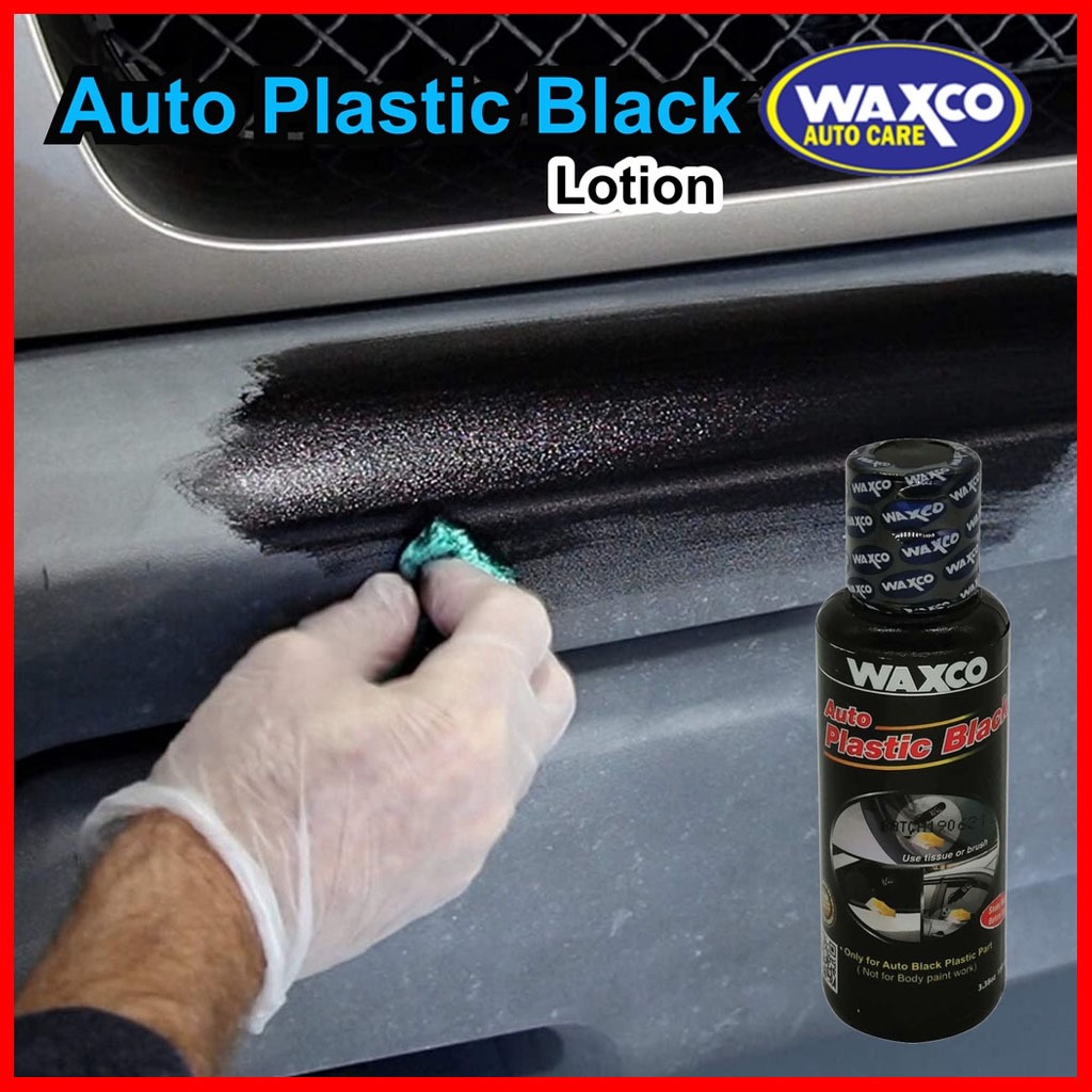 Waxco Black Plastic & Rubber Restorer Bumper Color & Trim Shine ...
