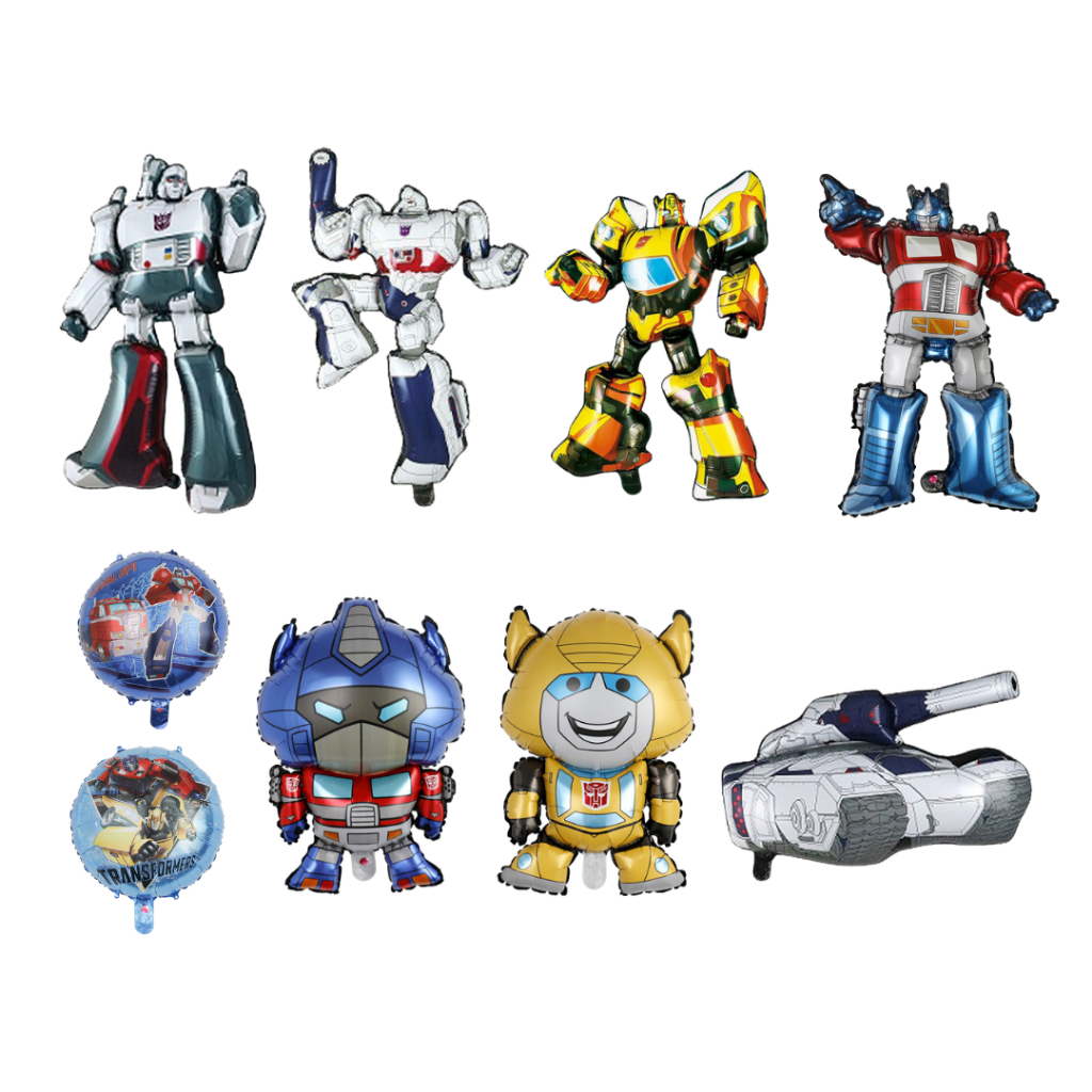 Transformers Bumble Bee Optimus Prime Megatron Robot Birthday Party ...