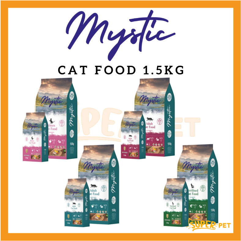 Mystic Low Grain Cat Dry Food 1.5Kg | Shopee Malaysia