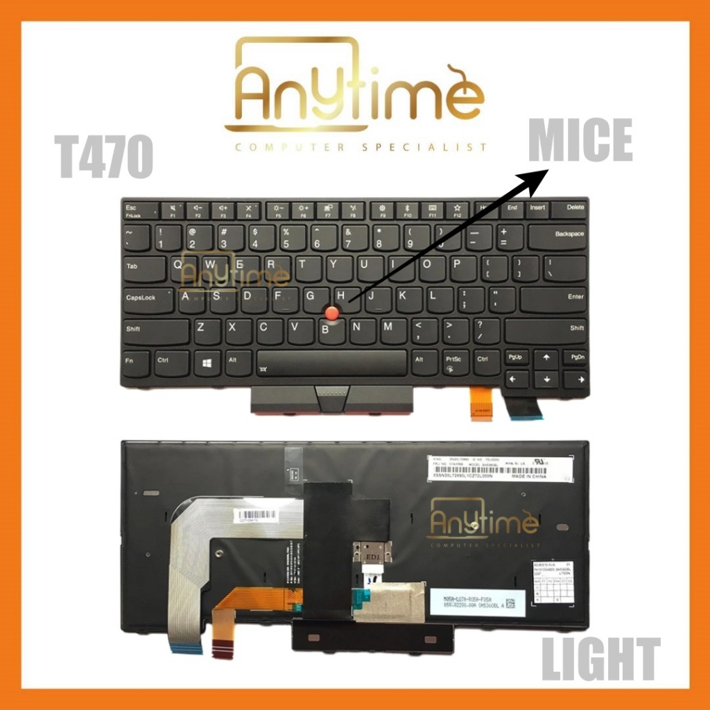 New Original for Lenovo ThinkPad T470 T480 A475 A485 Backlit Keyboard ...