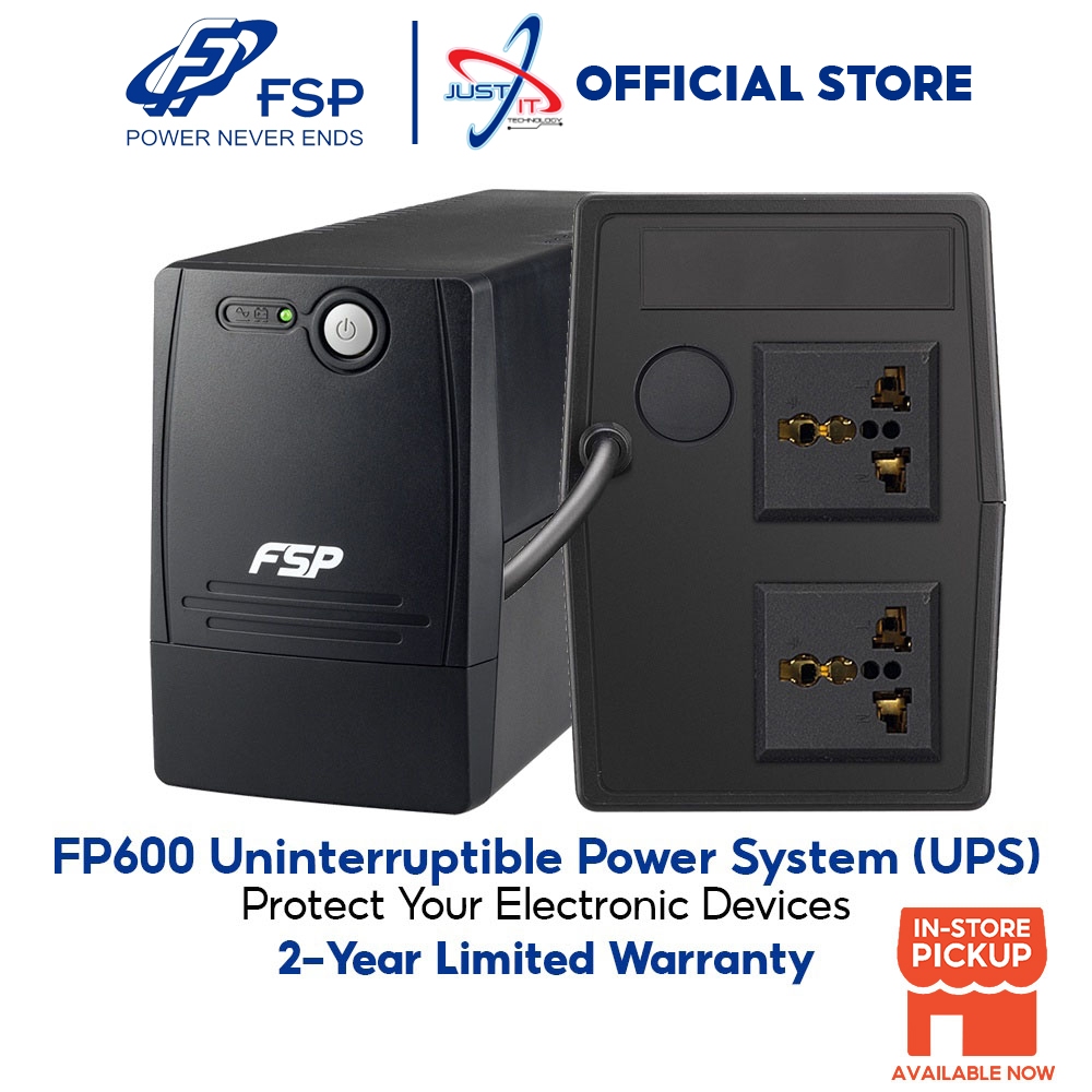 FSP FP600 Uninterruptible Power System (UPS) | Shopee Malaysia