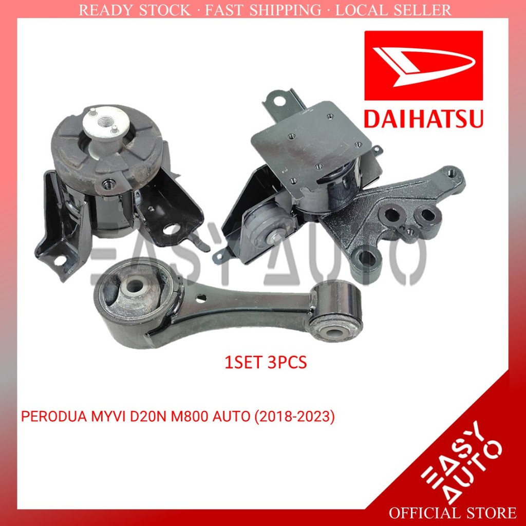 1SET 3 PIECES !! PERODUA MYVI D20N M800 AUTO (2018-2023) -ENGINE ...