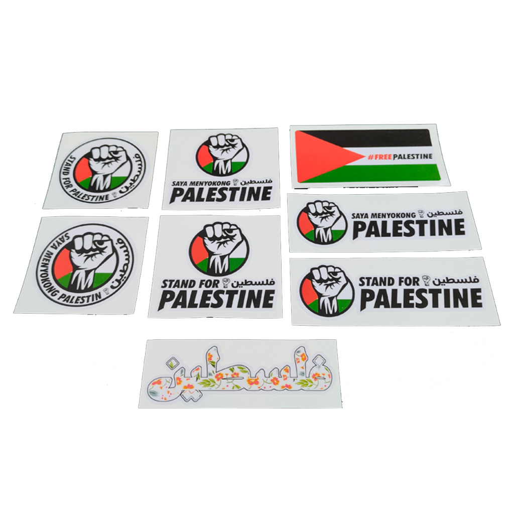 Sticker Palestine / Stand for Palestine/ Saya Menyokong Palestin / Free ...