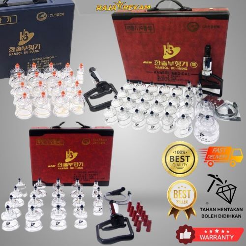 Set Bekam Premium Hansol 17/19/30 cup Korea No.1 High Quality [FREE 6 ...