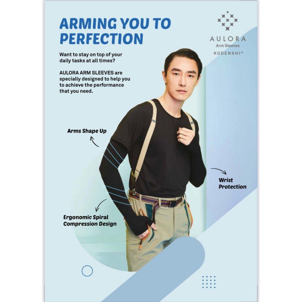 Aulora Arm Sleeves With Kondenshi (pair) | Shopee Malaysia