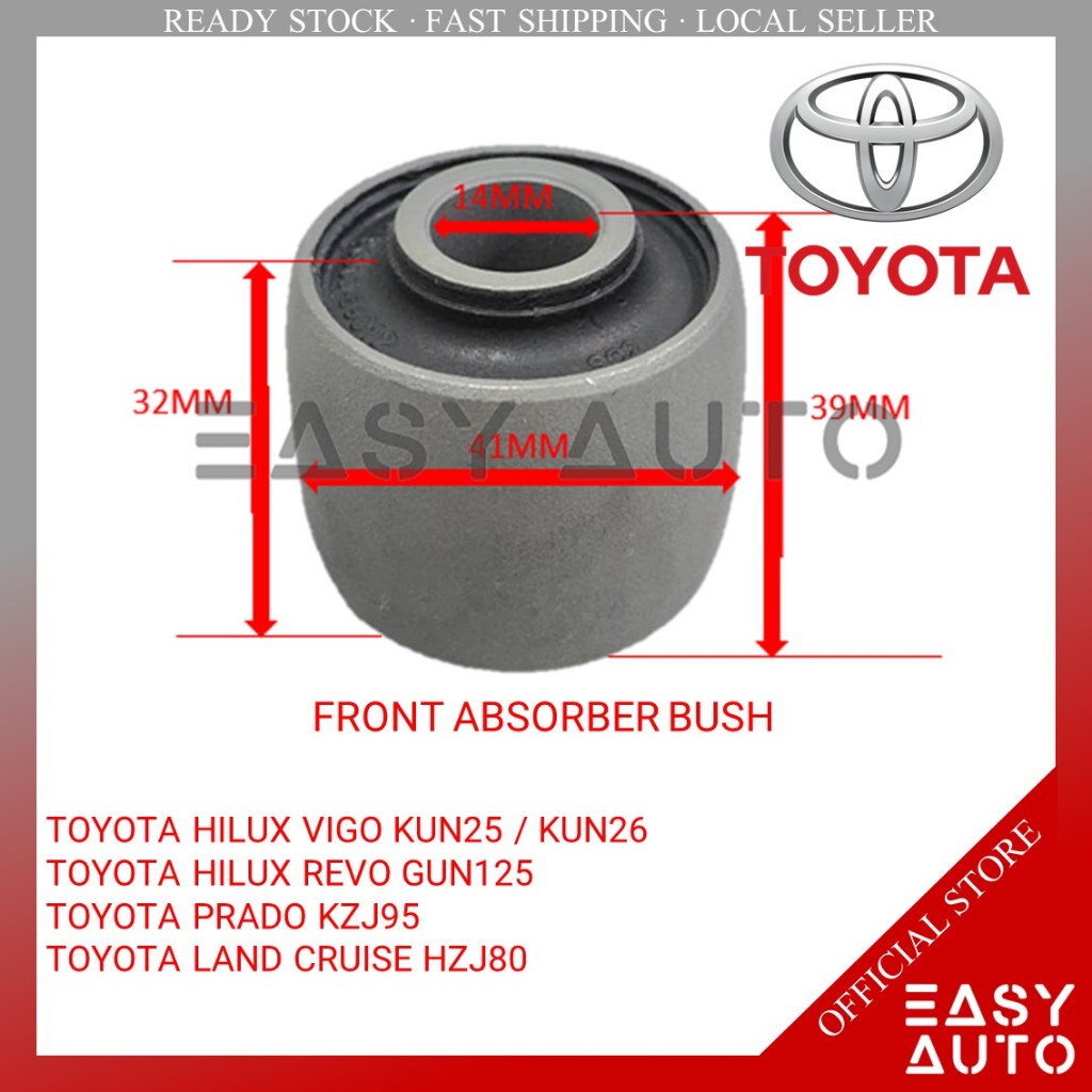 TOYOTA HILUX KUN25/PRADO KZJ95 RZJ95 LJ95 KDJ120 VZJ120 HDJ81/FORTUNER ...