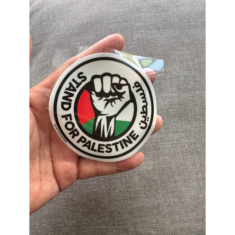 WD205 Stand For Palestin sticker cermin kereta bulat | Shopee Malaysia