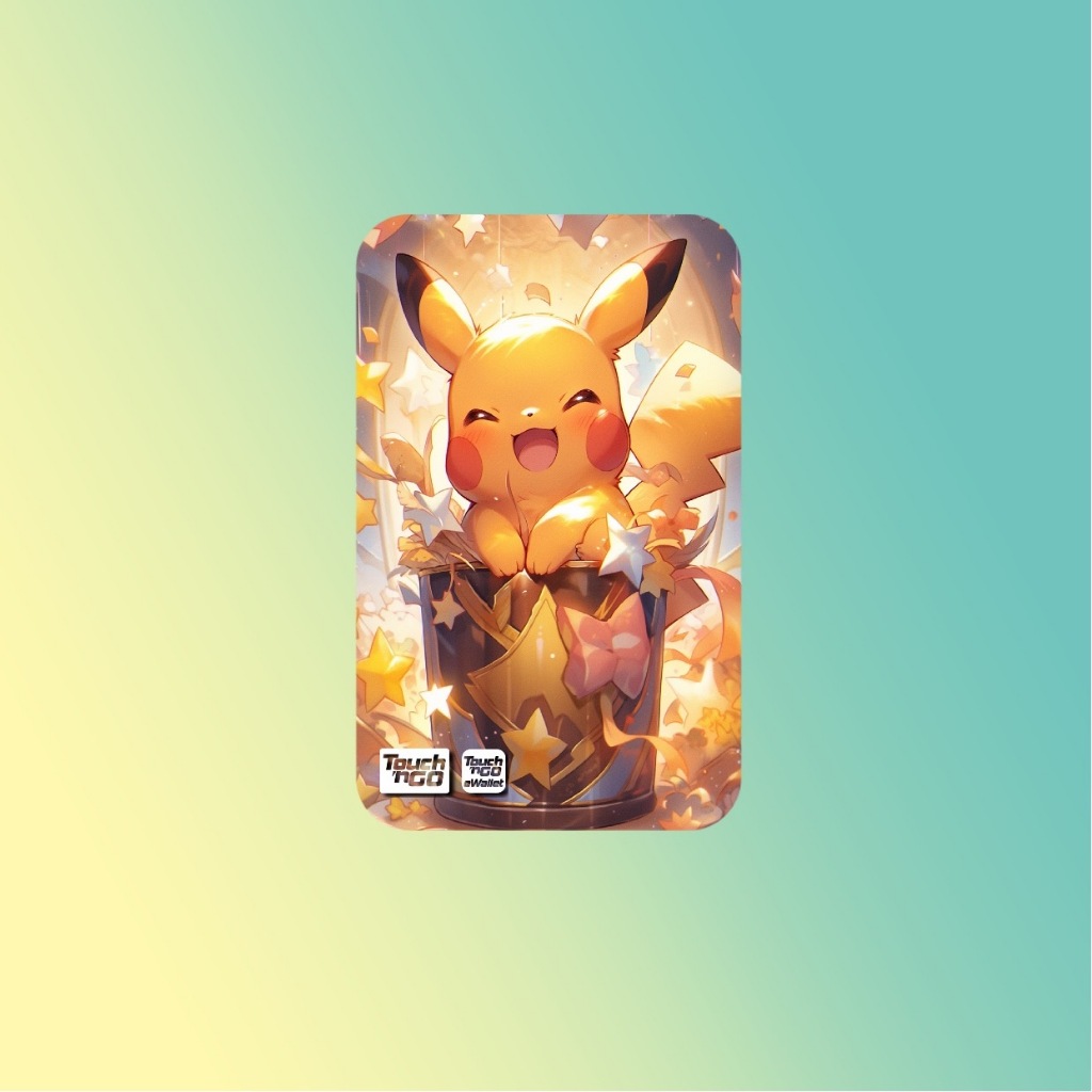 ( PIKACHU Series ) Touch n Go Card Sticker Cover TNG / MASTER / VISA ...