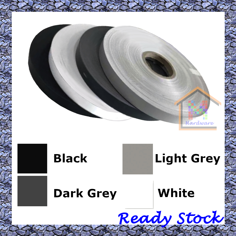 25mm PVC Edging White / Black / Dark Grey / Light Grey 200 Meter Sisi ...