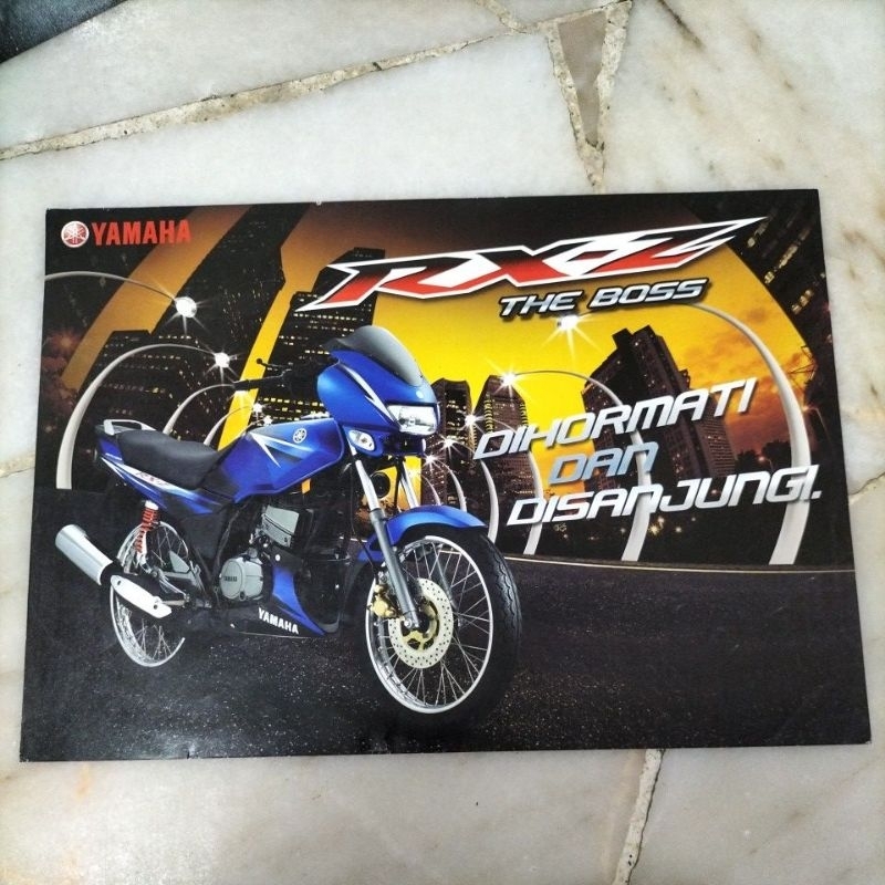 brochure Yamaha RXZ Catalyzer skala | Shopee Malaysia