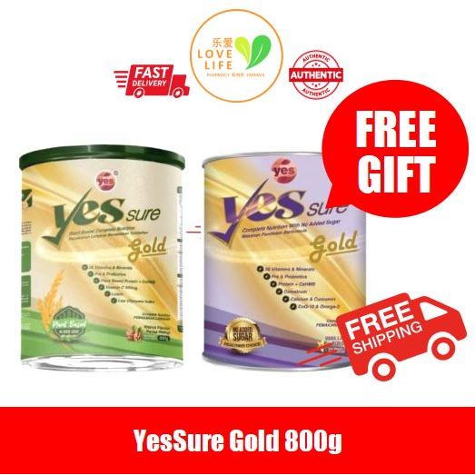 YESSURE Gold Adult Milk Walnut Probiotic Prebiotic Calcium Vitamin C ...