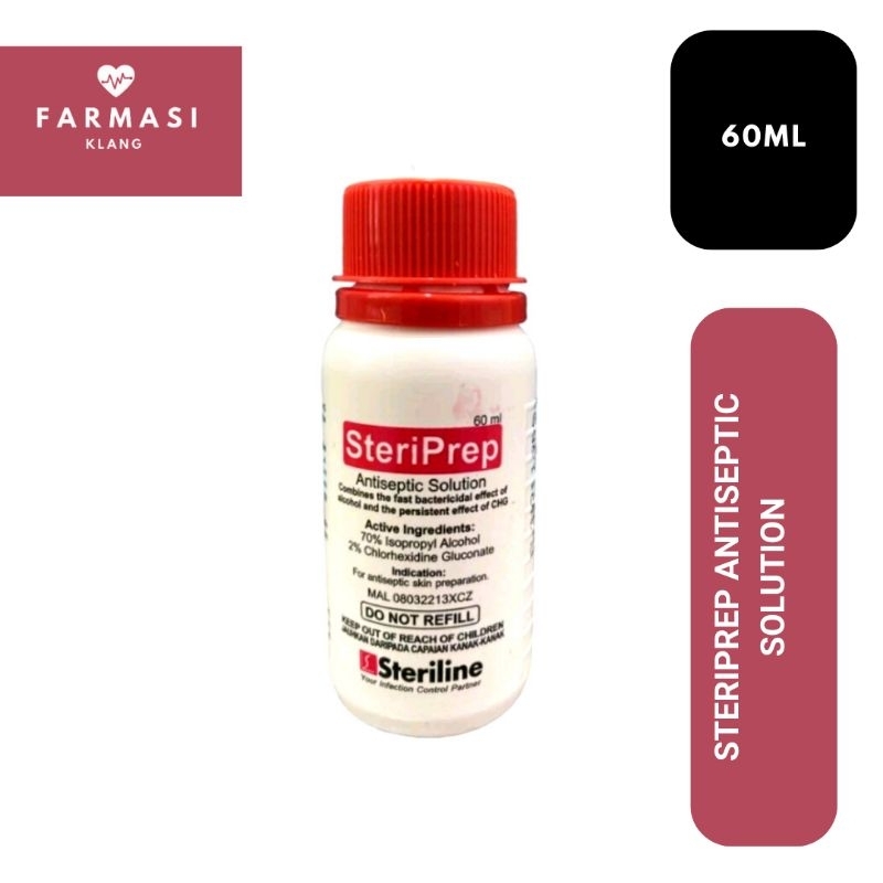 Steriprep Antiseptic Solution 60ML ( EXP: 2023 ) | Shopee Malaysia