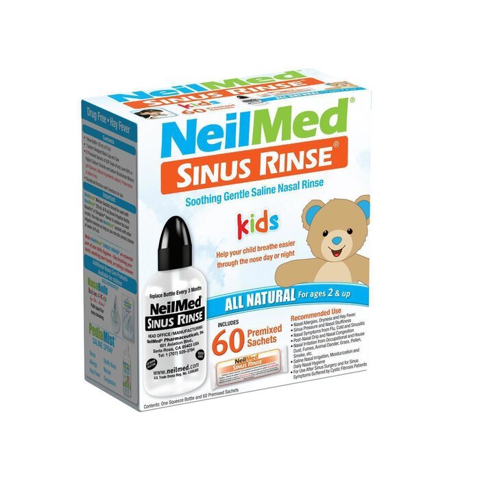 NEILMED SINUS RINSE KIDS STARTER KIT 60S [EXP : 12/2026] | Shopee Malaysia