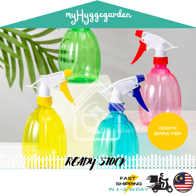 [500ml] Multi-Purpose Clear Candy Color Water Sprayer Succulent Garden ...